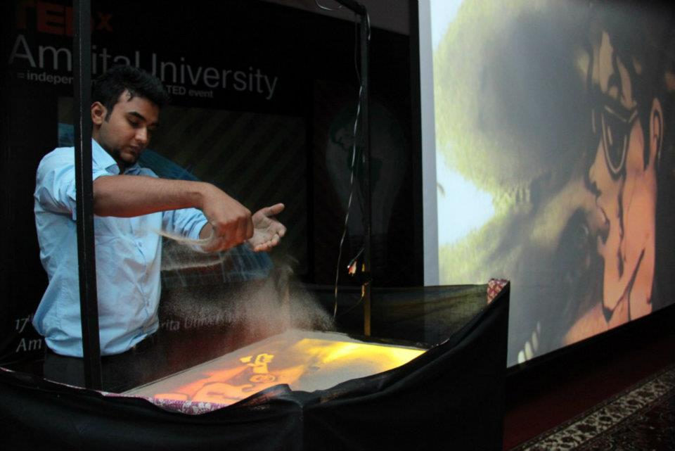 Sand Animation Artist Interview – Offbeat, unusual, unconventional ...